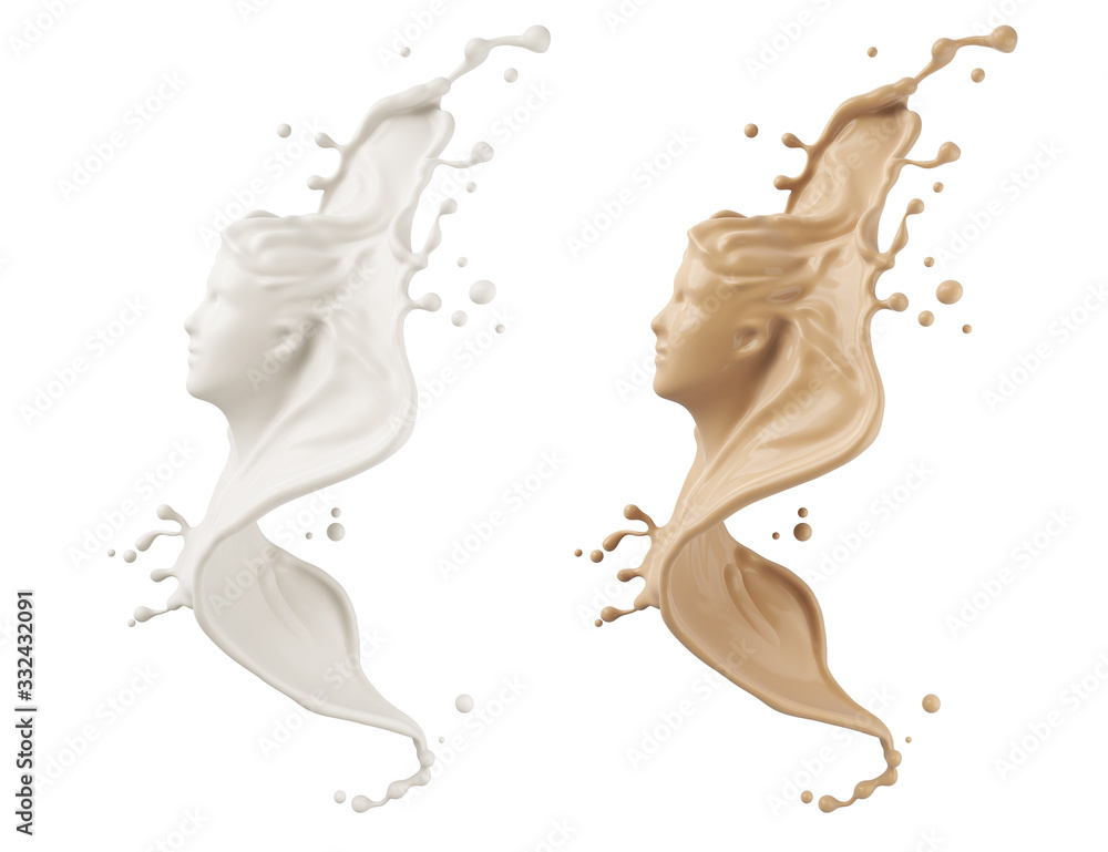 Milk Splash Face