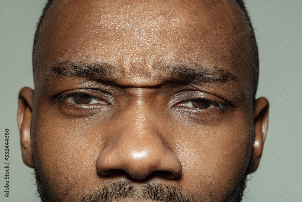 African American Man Face