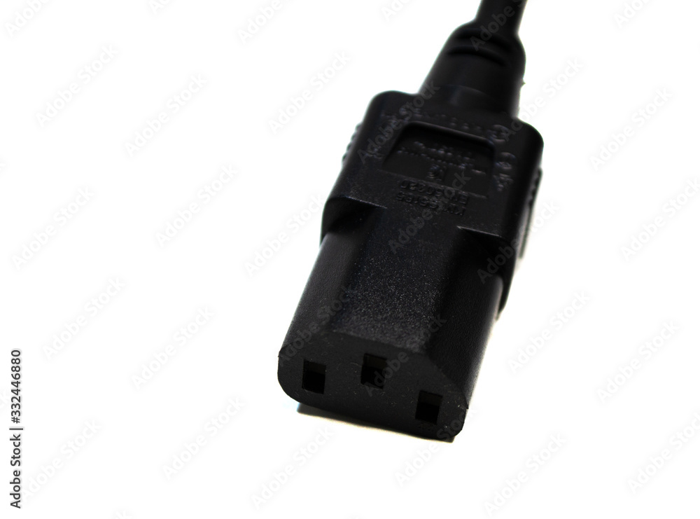 3 pin idc female fan connector splitter cable extension isolated on ...