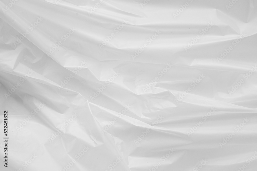 White plastic bag background texture close up Stock Photo | Adobe Stock