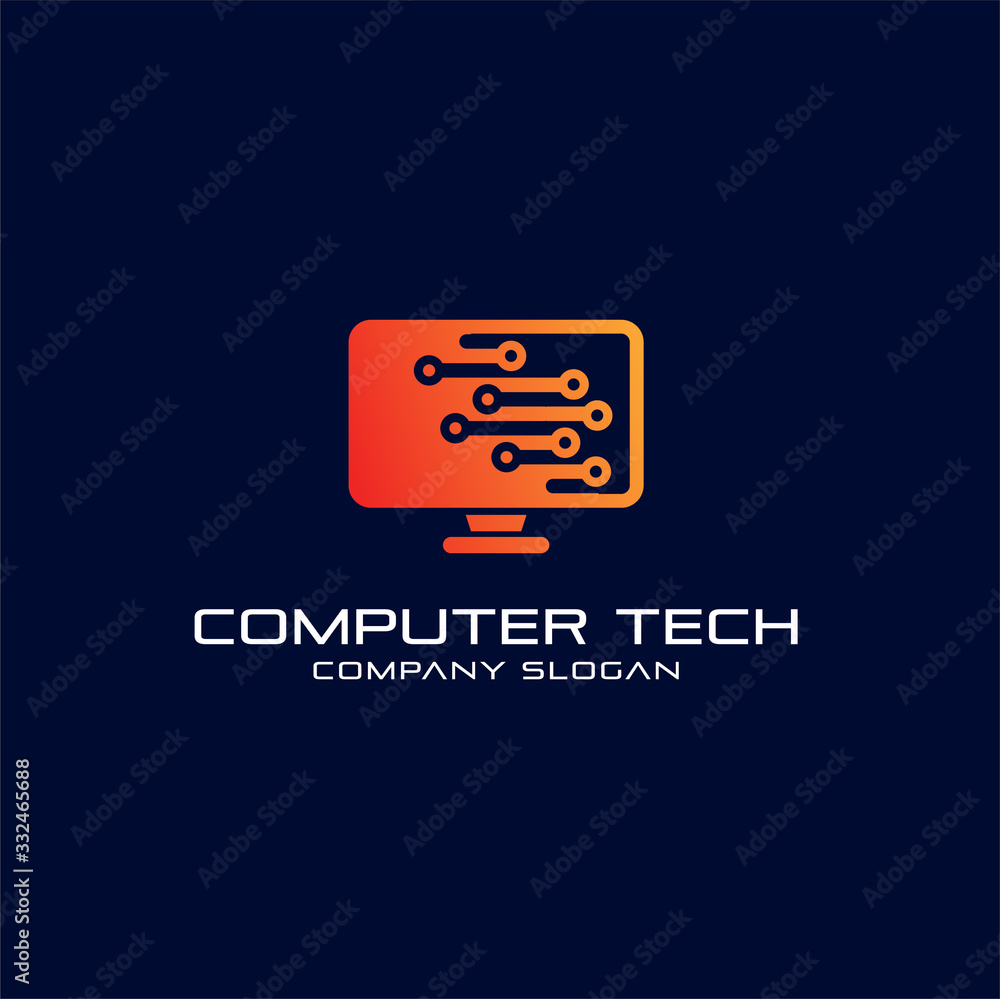 Pixel Computer Technology Logo template designs, computer Service logo ... Pixel Computer Technology Logo template designs, computer Service logo ...