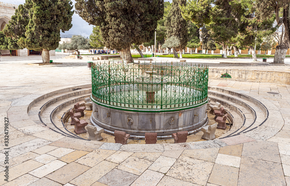 Foto de Al-Kas Ablution Basin on the Temple Mount in the Old Town of ...
