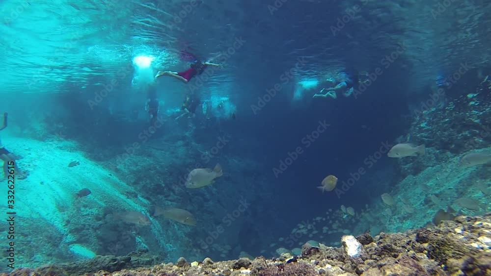 Video „People enjoying the clear waters of Enchanted River. Enchanted ...