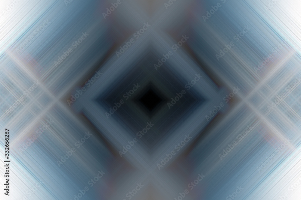 Falling symmetrical straight abstract 3-D rendered beams of bright ...