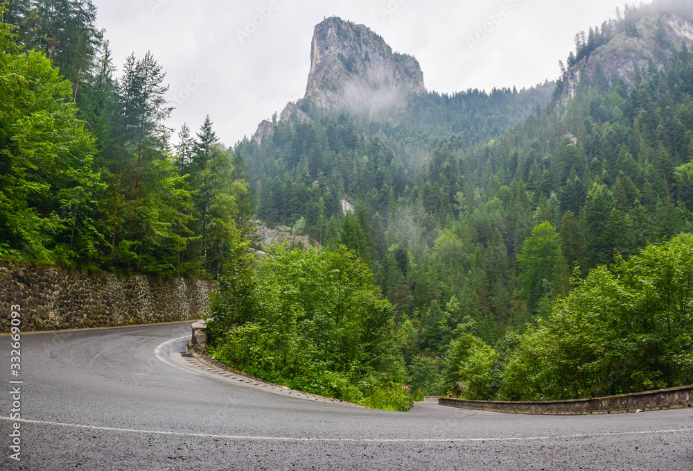 Bicaz Gorge road in Romania, is one of the most spectacular drives in ...