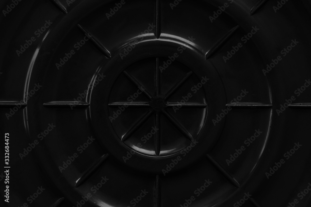 circle and line black plastic texture background lighting and shadow ...