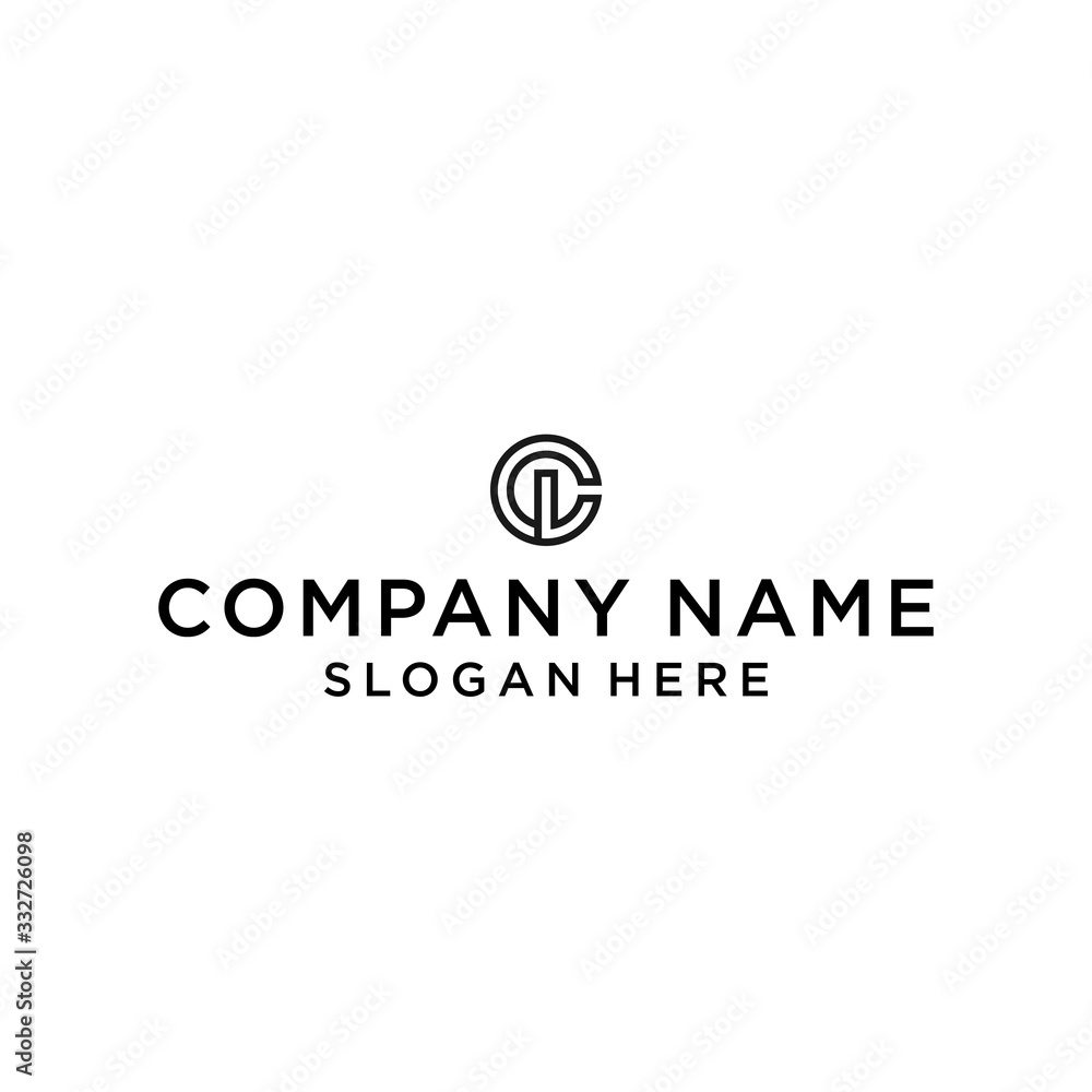 CL logo icon design vector Stock Vector | Adobe Stock