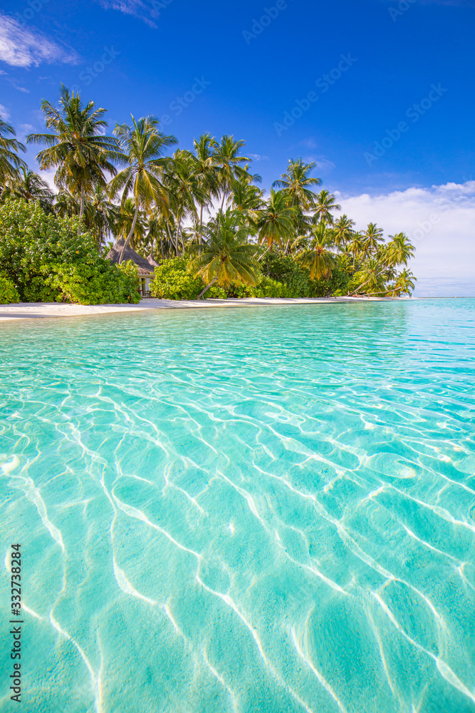 Colorful Tropical Beach Landscape