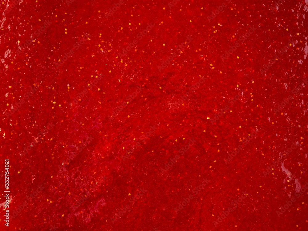 Strawberry jam texture Stock Photo | Adobe Stock