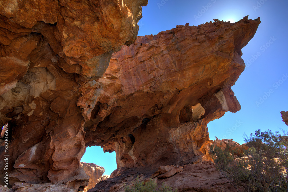 Stadsaal Caves, Cederberg, Western Cape, South Africa. This cavernous ...