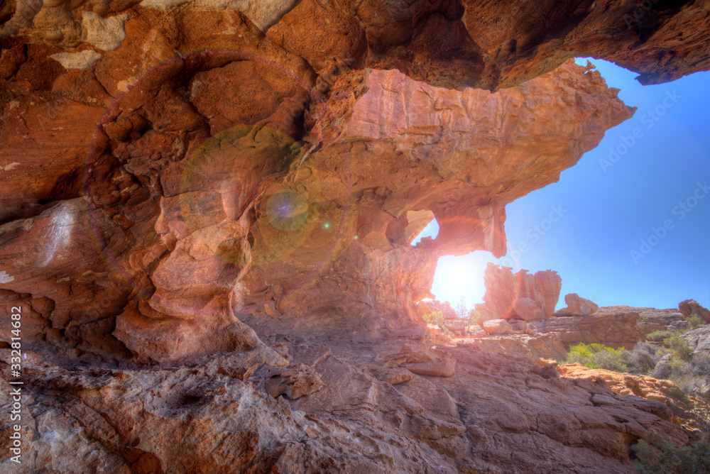 Stadsaal Caves, Cederberg, Western Cape, South Africa. This cavernous ...