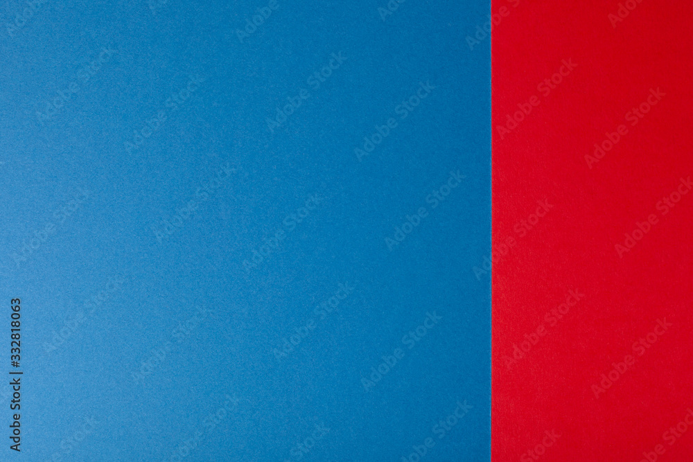 Red and blue color paper background, texture, copy space. Stock Photo ...