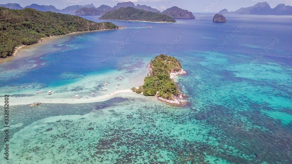 Coastal Scenery of El Nido, Palawan Island, The Philippines, a Popular ...