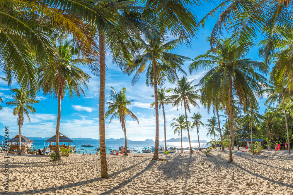 Coastal Scenery of El Nido, Palawan Island, The Philippines, a Popular ...
