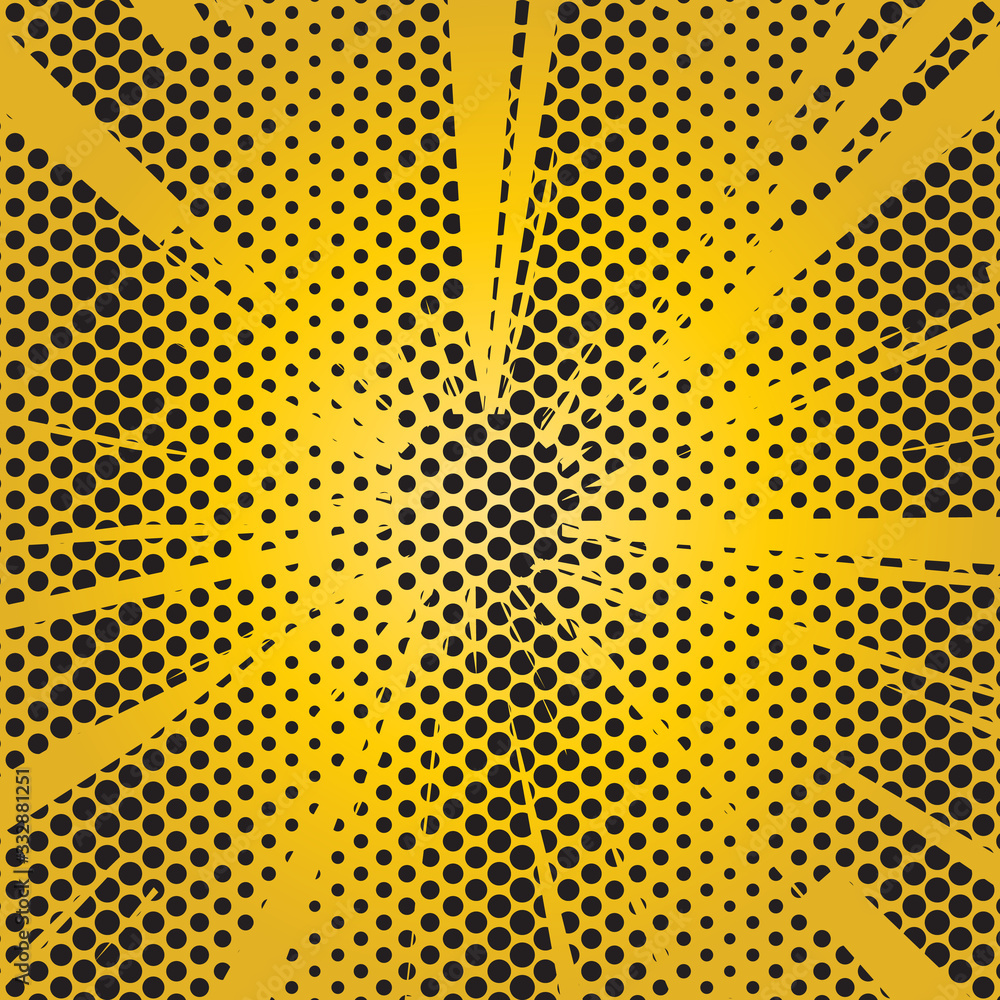 Effect motion lines for comic book and manga. Speed lines with effect ...