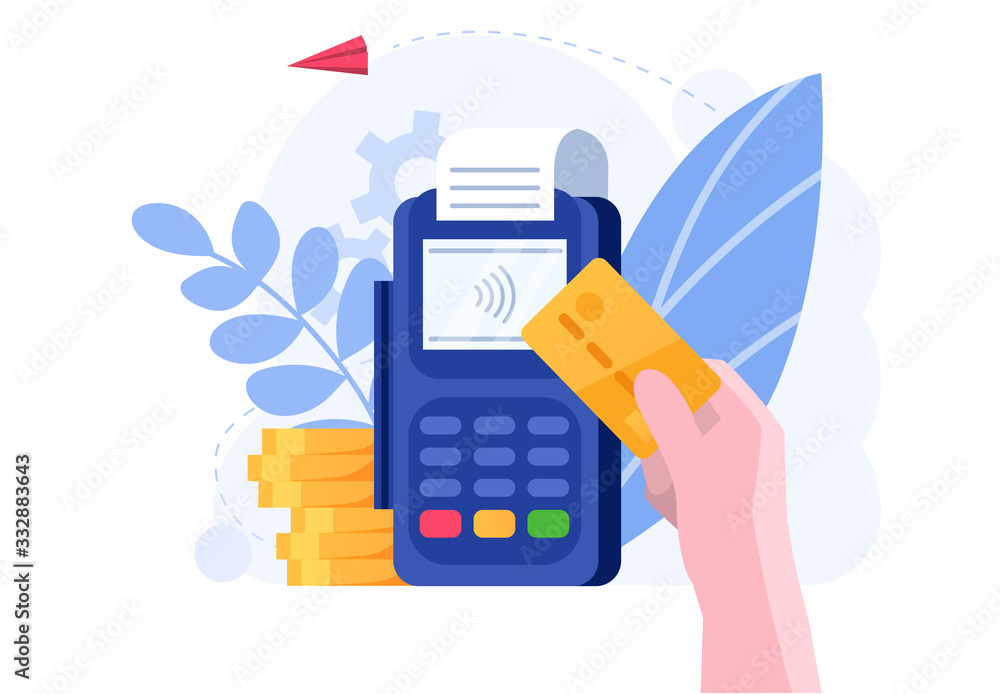 Online banking, handy credit card payment concept and vector ...