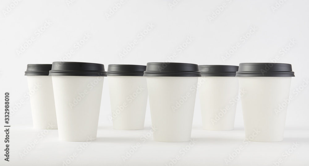 Coffee Cups and Lids Stock Photo | Adobe Stock