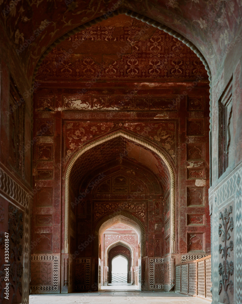 Mosque at the Taj Mahal. Stock Photo | Adobe Stock