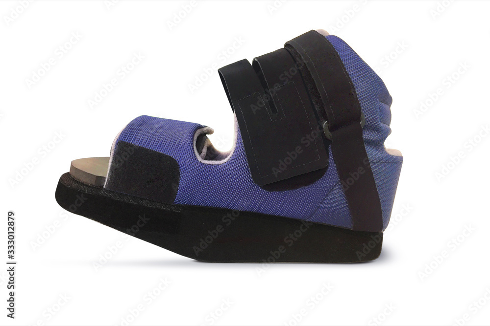 Forefoot Off-loading Shoe after fractures. Detachable therapeutic shoes ...