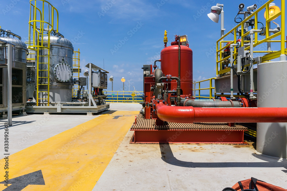 Cooler units, condensation vessels and firefighting water anfd foam ...