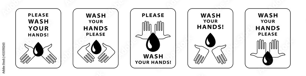 Vetor de Sticker or nameplate template. Recommendations for the ...