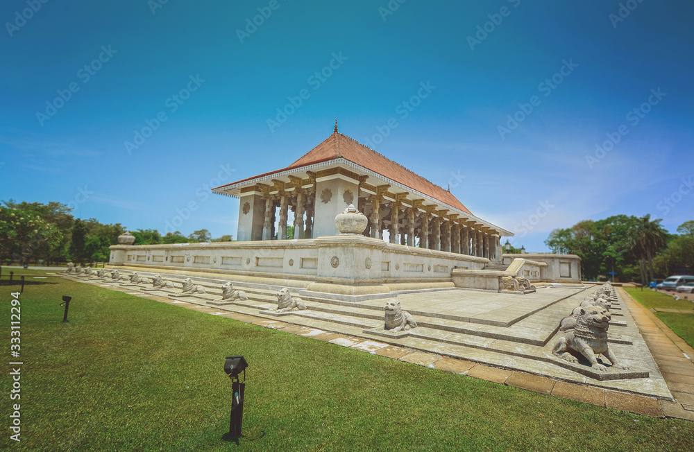 Zdjęcie Stock: Independence Commemoration Hall In Colombo, Sri Lanka ...
