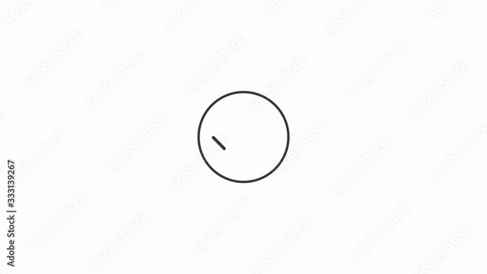 Animation in motion graphics of a check mark and no X cross symbol ...