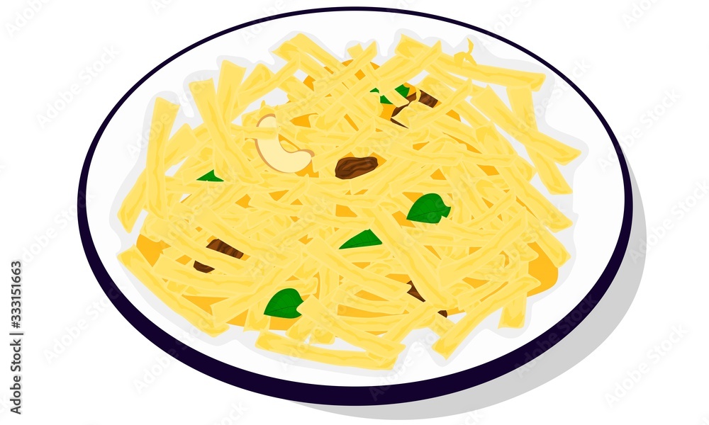 Namkeen Farsan,Farali Chivda indian snacks Vector Stock Vector | Adobe ...