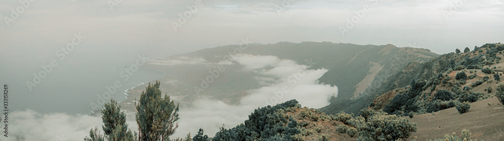 Panorámica desde Pico de Malpaso, El Hierro Stock Photo | Adobe Stock
