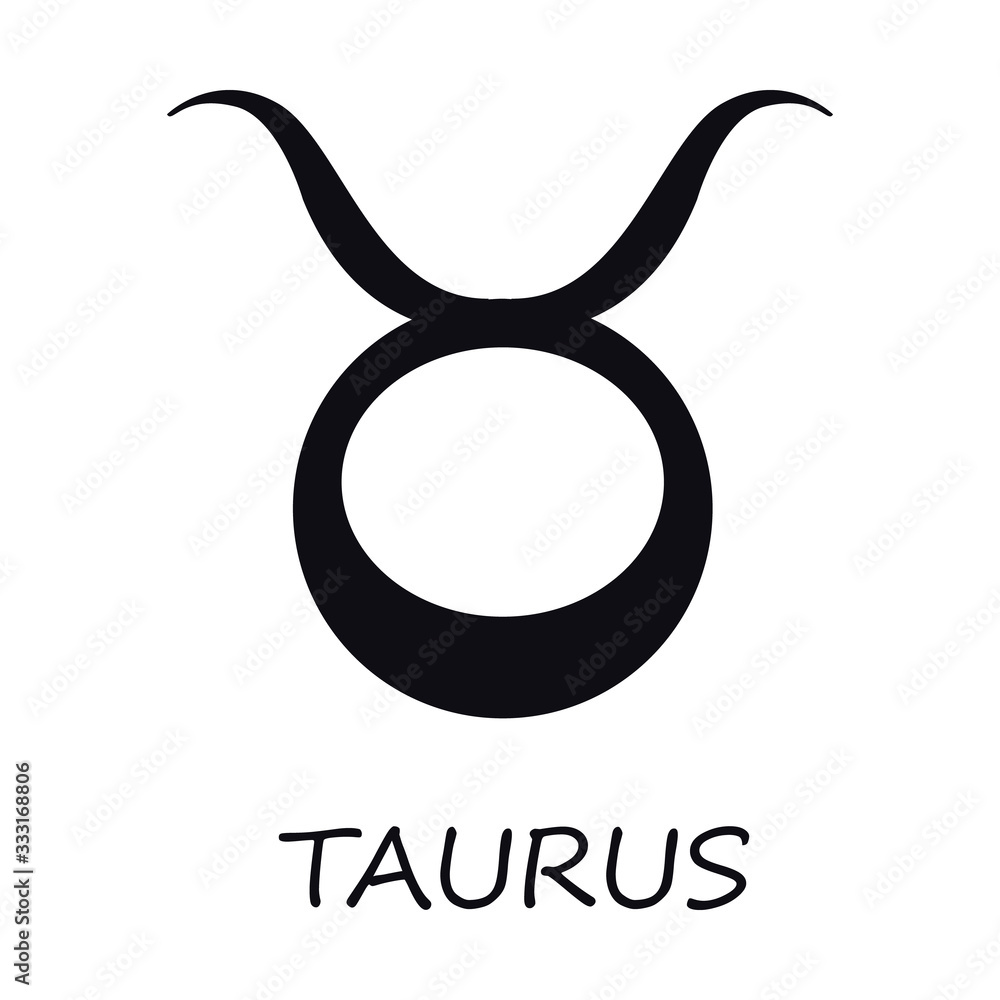 Taurus Star Sign Symbol