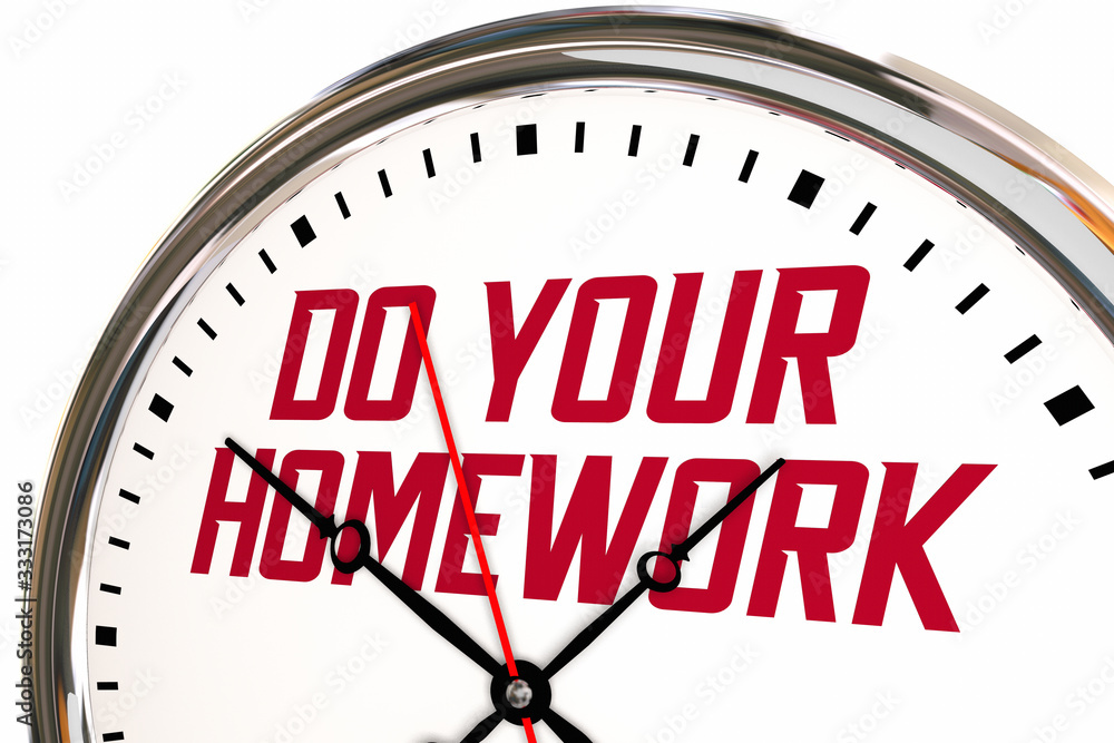 Do Your Homework Sign