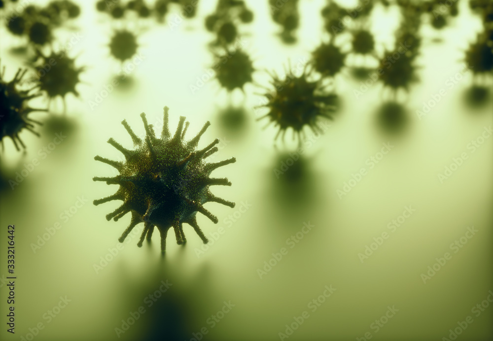 Viral Particle Conceptual Structure Virus Infections Stock Photo ...