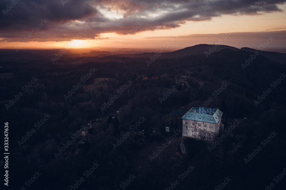 Houska Castle is an early Gothic castle. It is one of the best ...