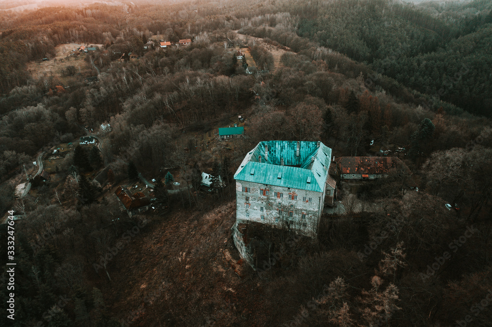 Houska Castle is an early Gothic castle. It is one of the best ...