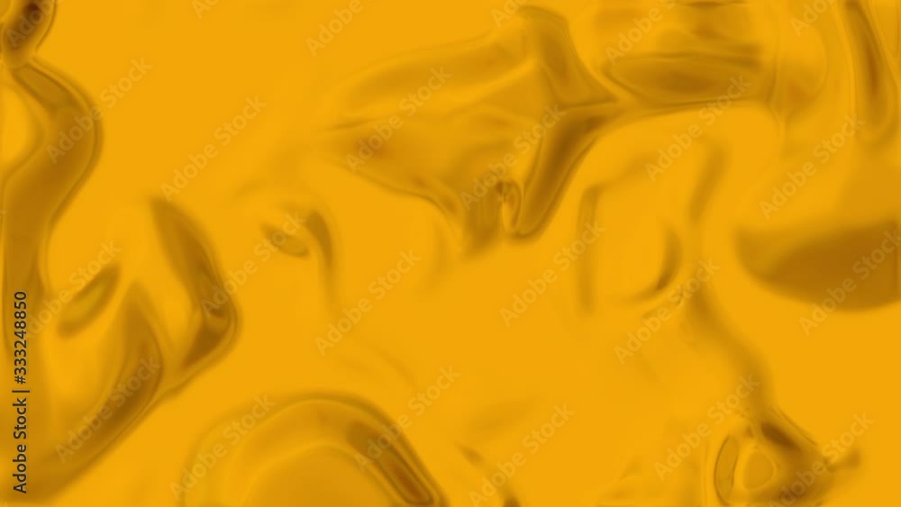 Gold. The word gold on a moving background. Liquid gold. Liquid metal ...