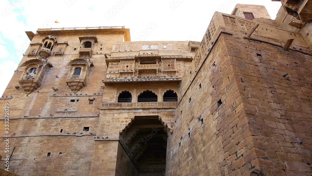 Jaisalmer Fort in India. Beautiful Ancient Indian fortification ...