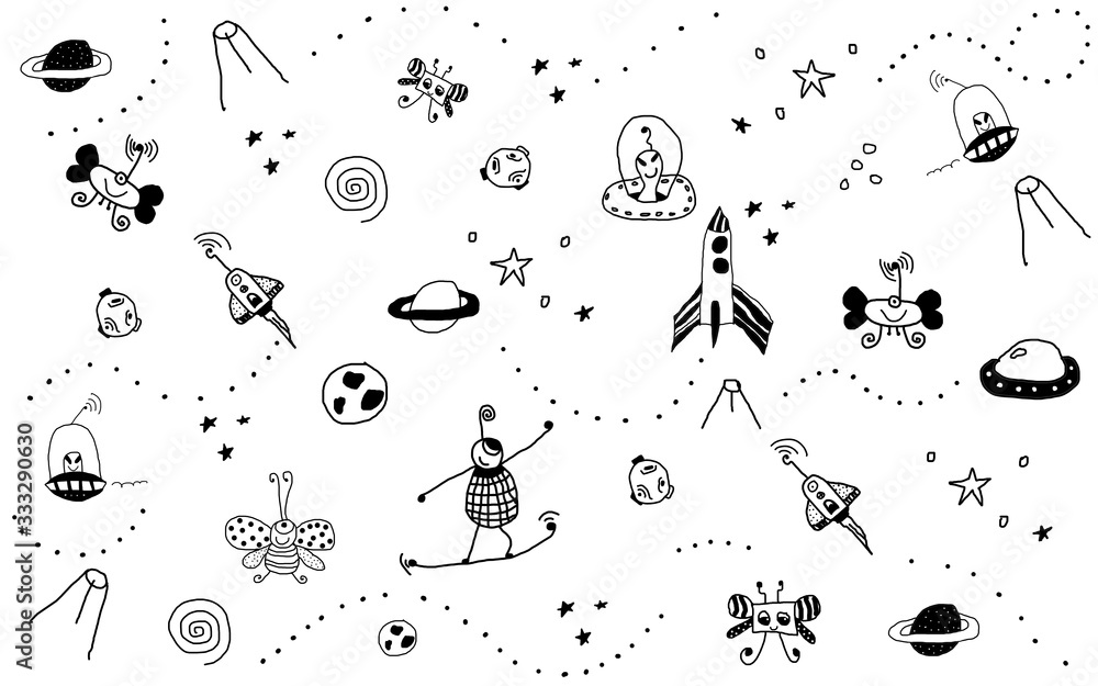 Drawings Of Aliens From Planets
