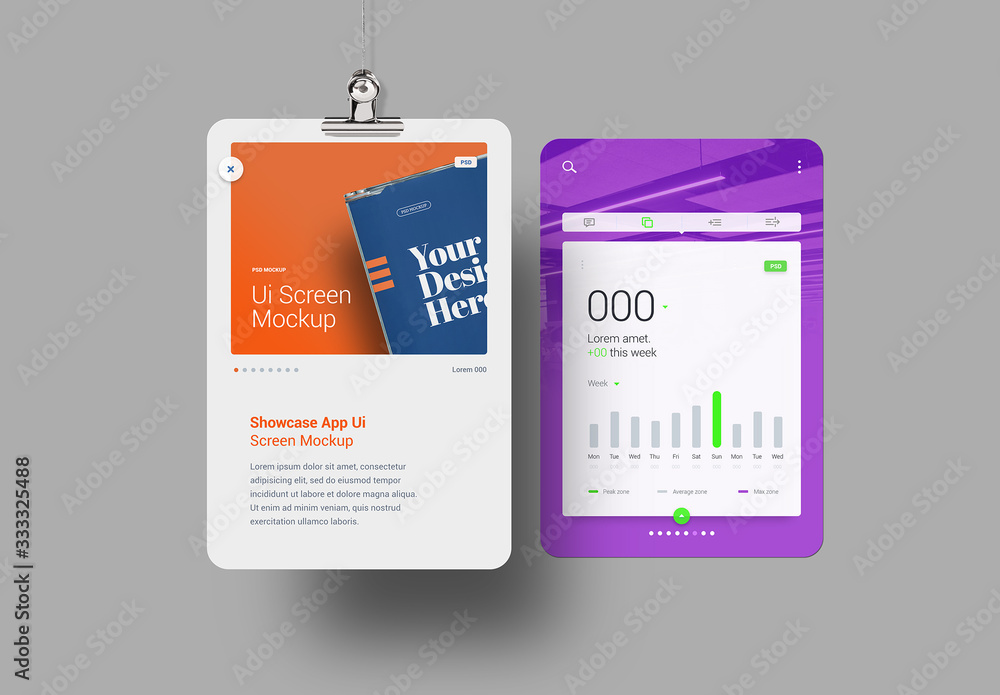 Presentation Showcase Mockup Stock Template | Adobe Stock