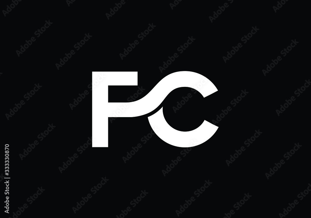 F C. FC Initial Letter Logo design vector template, Graphic Alphabet ...