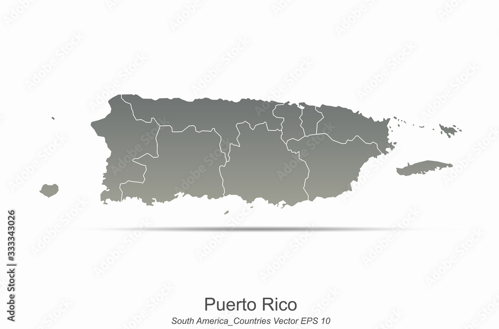 puerto rico map. south america map. south american countries map. latin ...