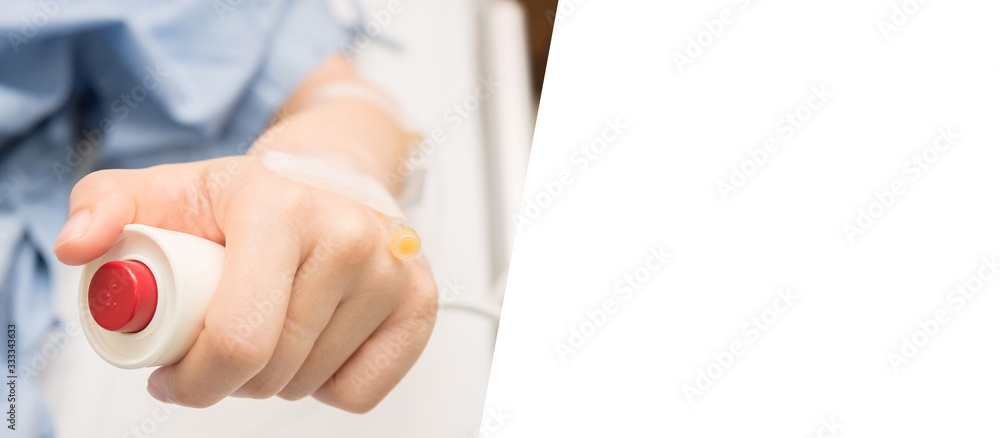 Emergency nurse call red button in hospital room. emergency button for ...