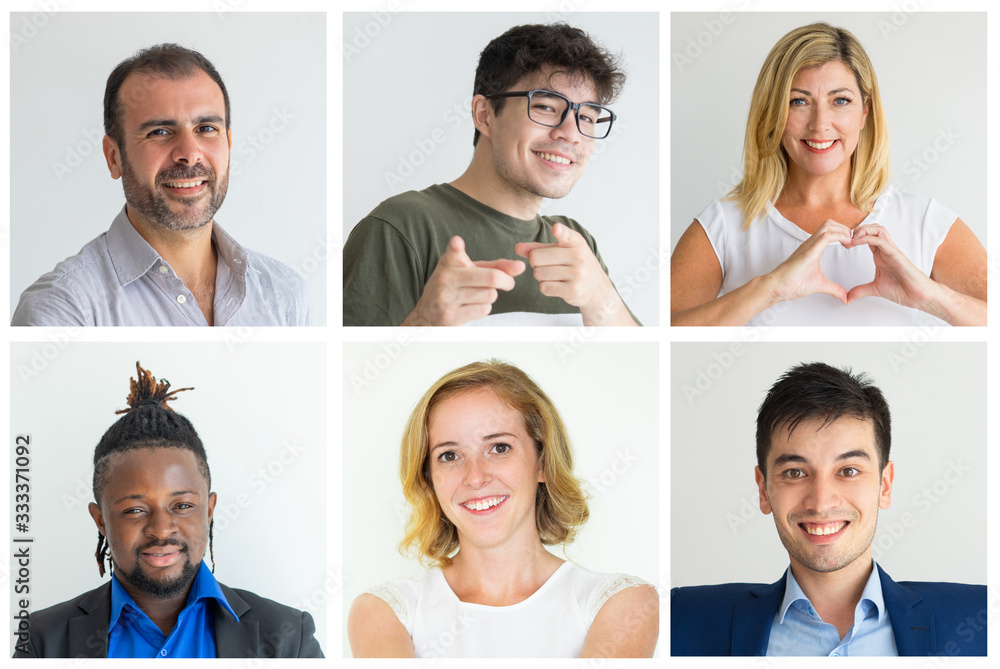 Human Smiles Collage