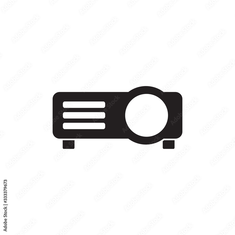 LCD PROJECTOR ICON , PROJECTOR ICON Stock Vector | Adobe Stock
