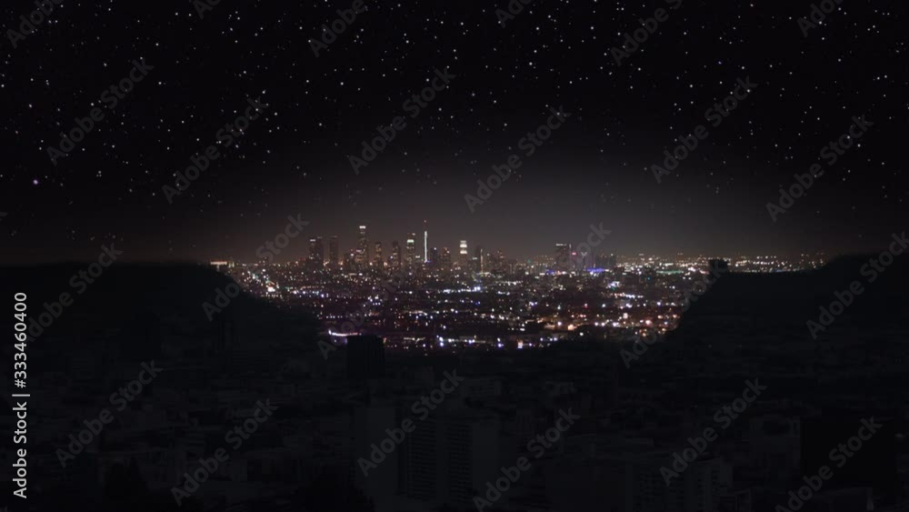 City Blackout Power Outage In Large City. Energy Crisis, Disasters ...