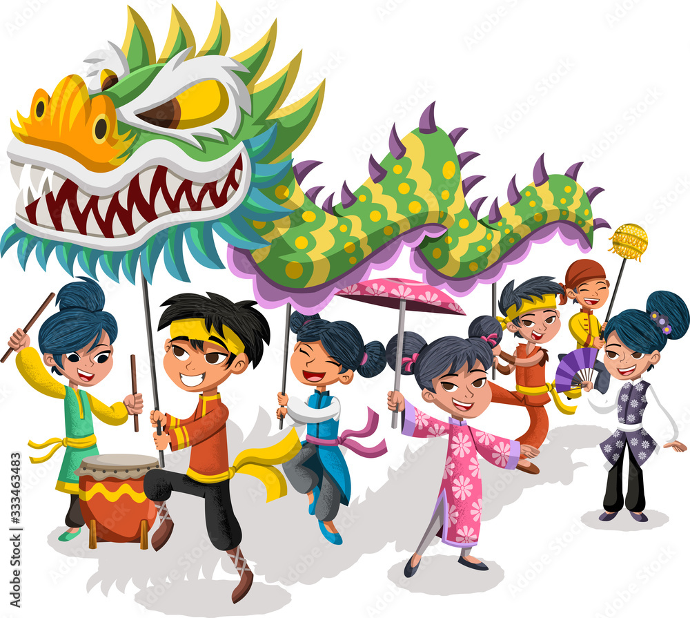 Chinese New Year Dragon Clip Art