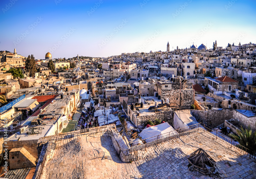 The fortress walls of Jerusalem that have survived to this day were ...