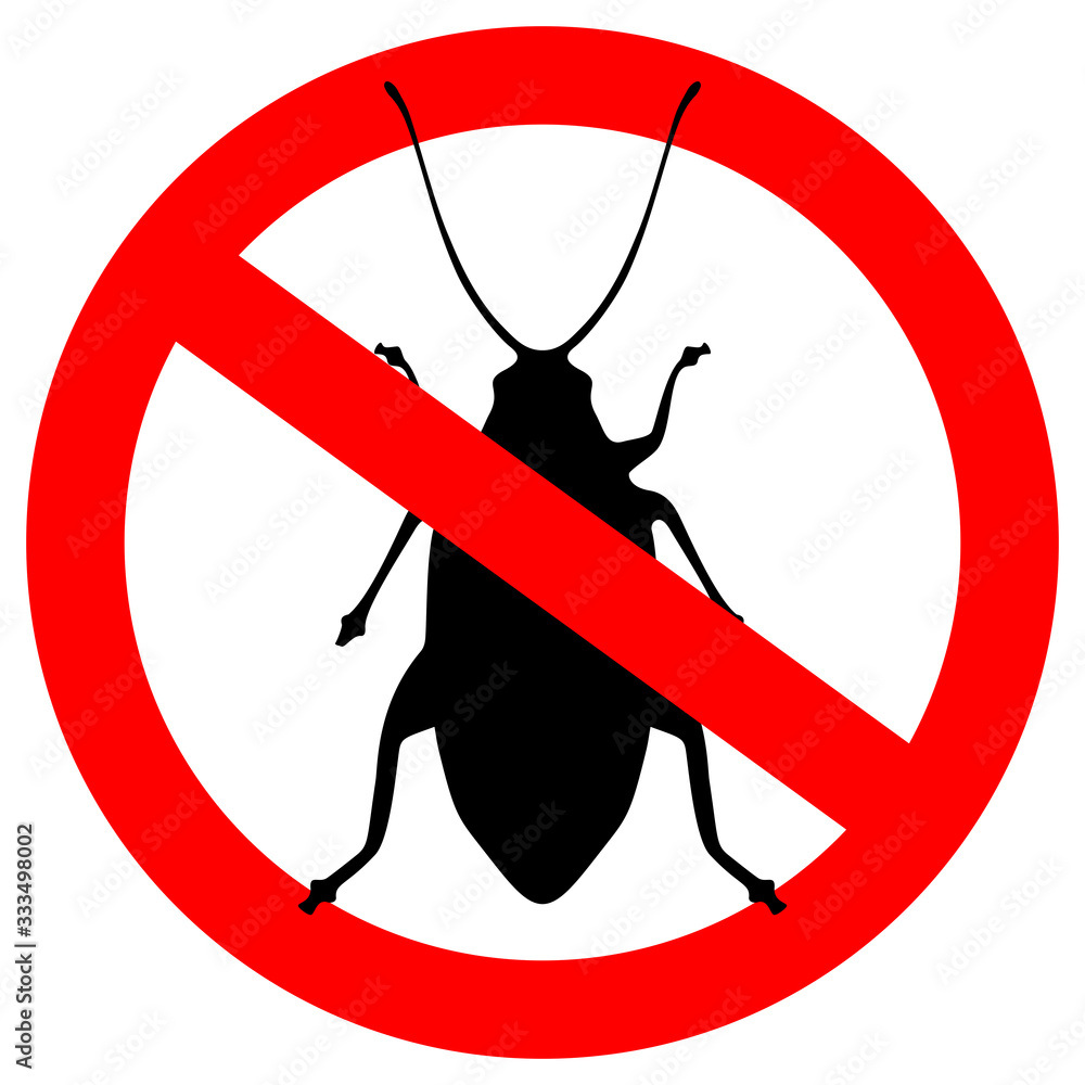 No pest vector sign Stock Vector | Adobe Stock