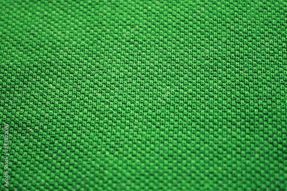 Emerald green fabric texture background, empty cloth pattern. Bright ...