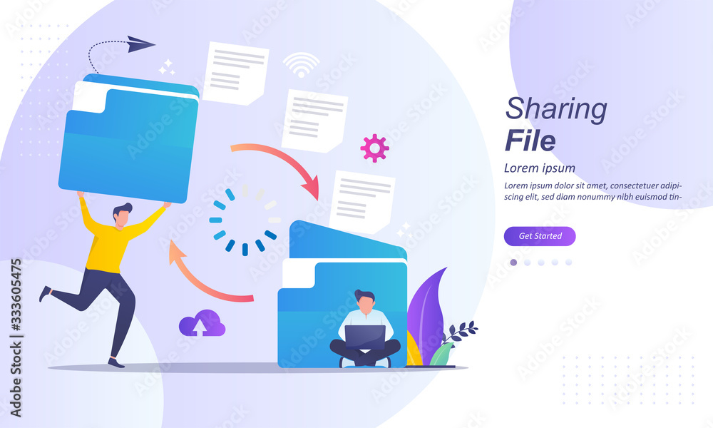 Sharing file, file transferred encrypted form, transfer of documentation, migration concept ...