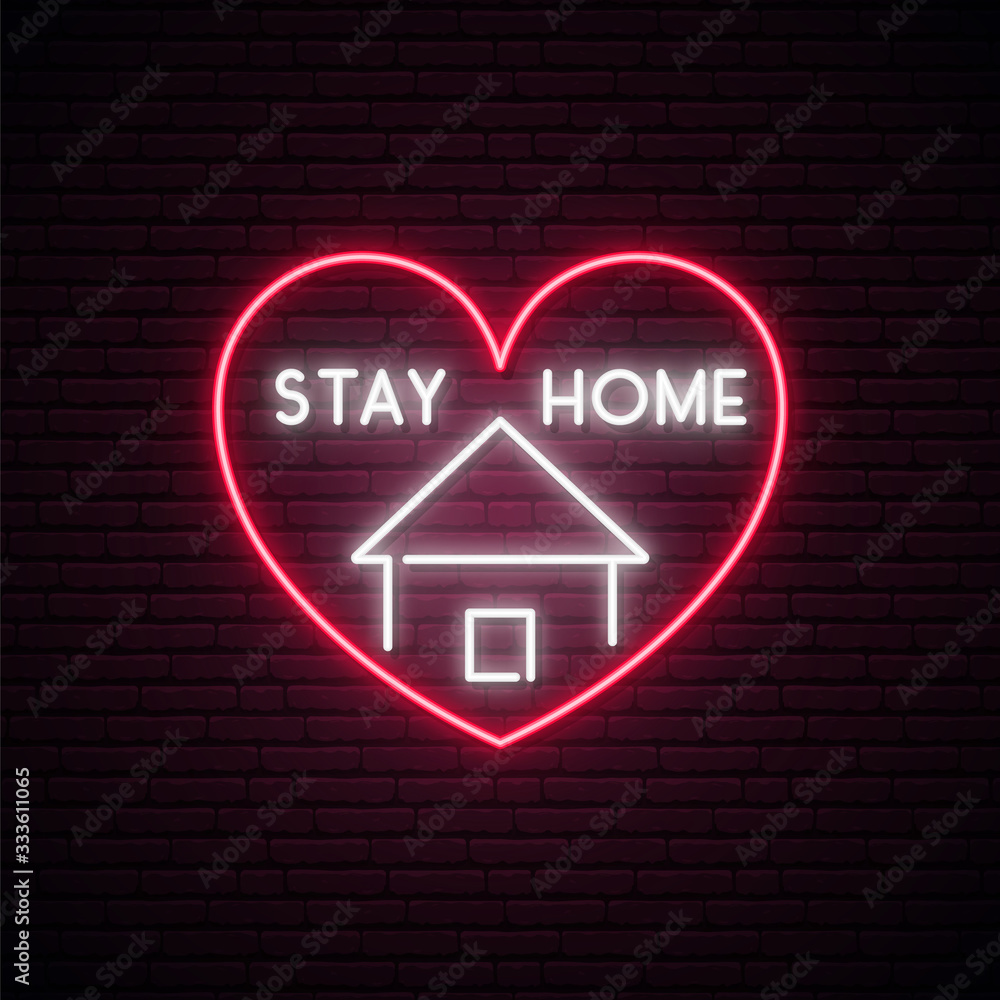 Stay at home slogan. Awareness social media campaign and Coronavirus ...